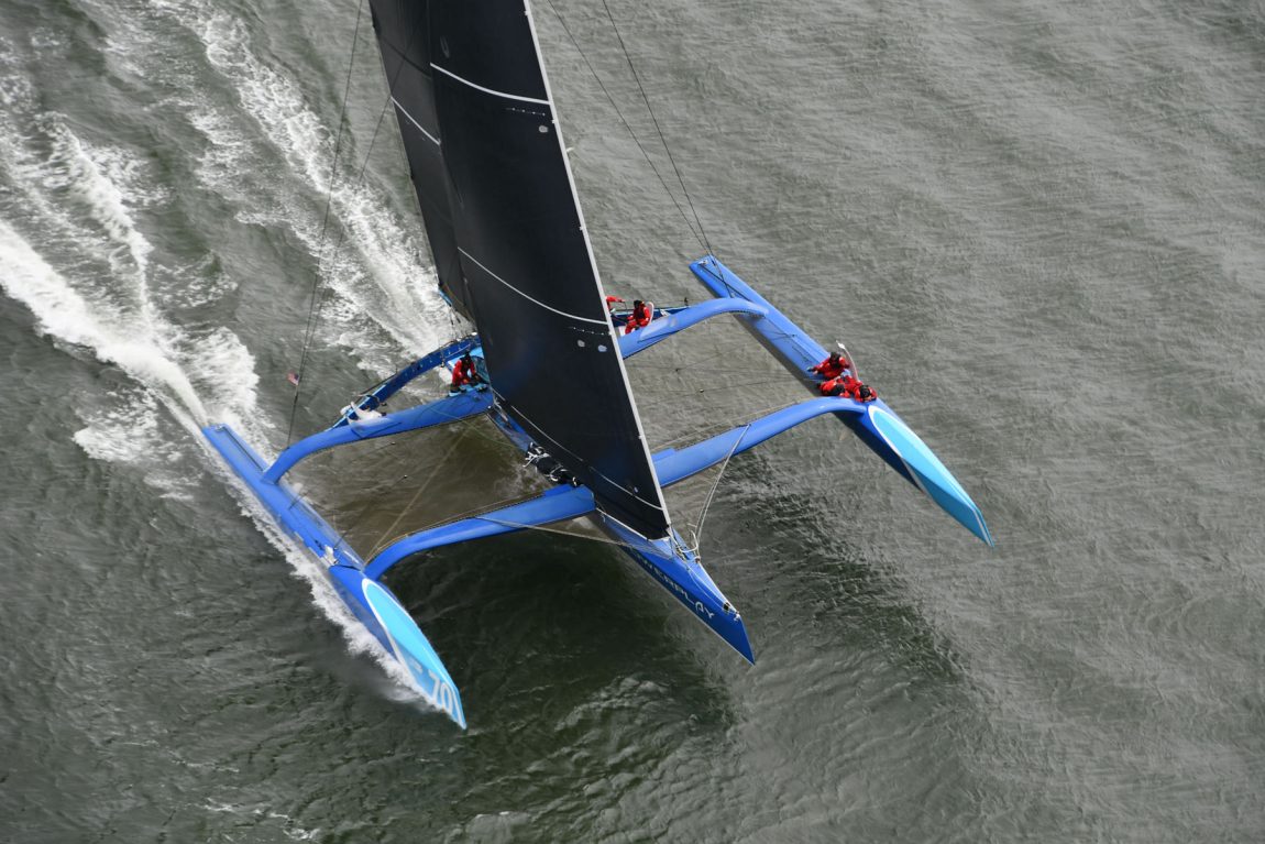 70-ft Trimarans Fly South - Latitude38
