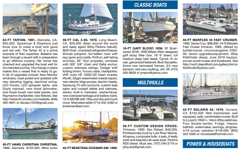 Shopping for a boat? Need to sell a boat? Visit the Classy Classifieds