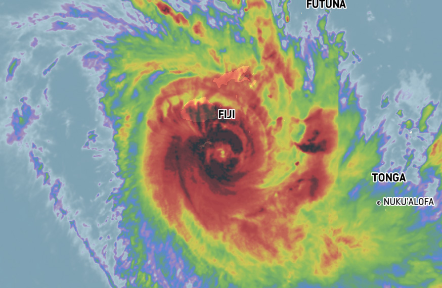 Powerful Cyclone Hits the Solomons, Vanuatu, Fiji, Tonga