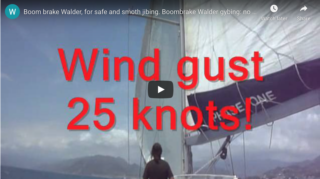 Enjoy Downwind Sailing With Walder Boom Brake