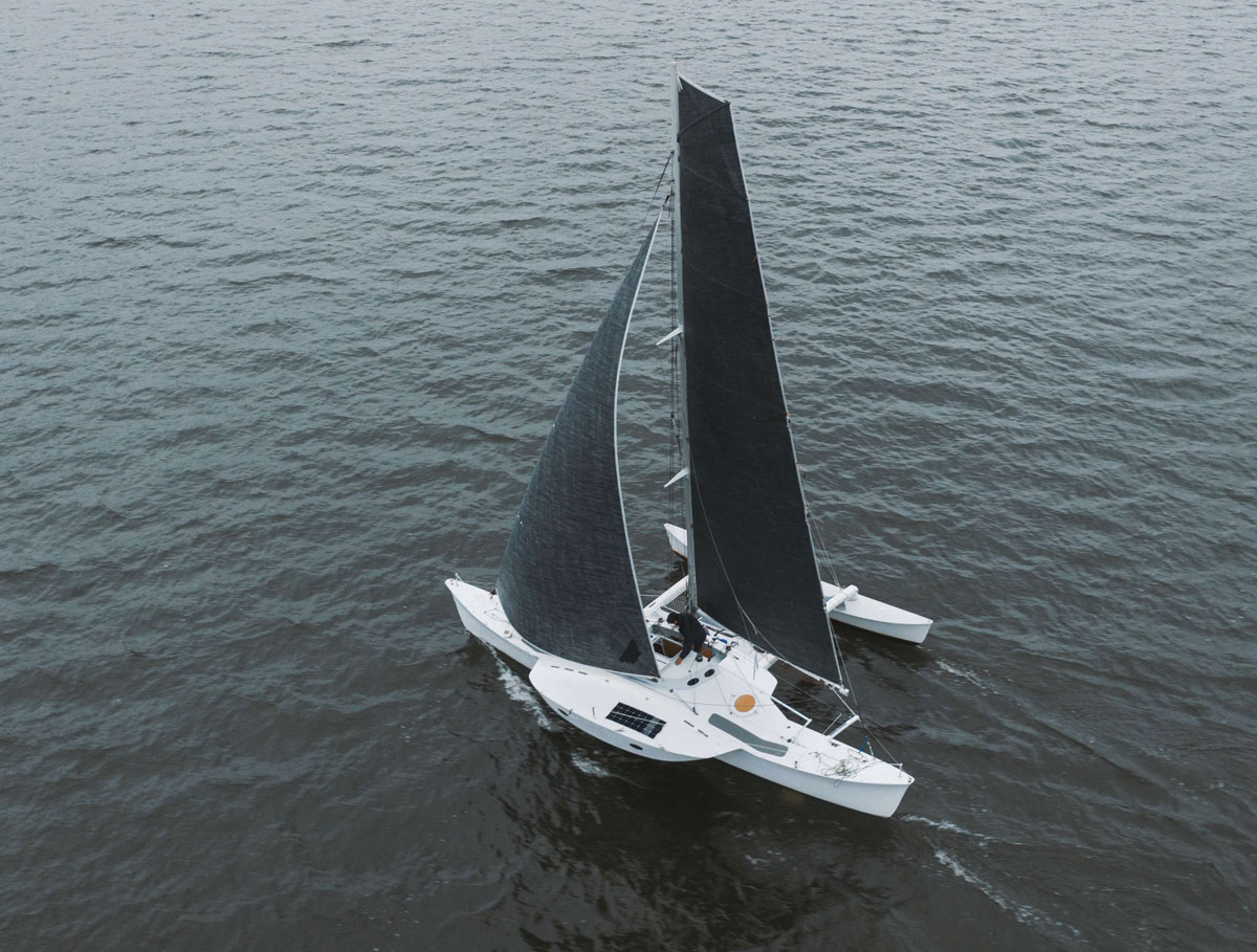 Ryan Finn to Sail a Proa Solo NonStop from New York to San Francisco