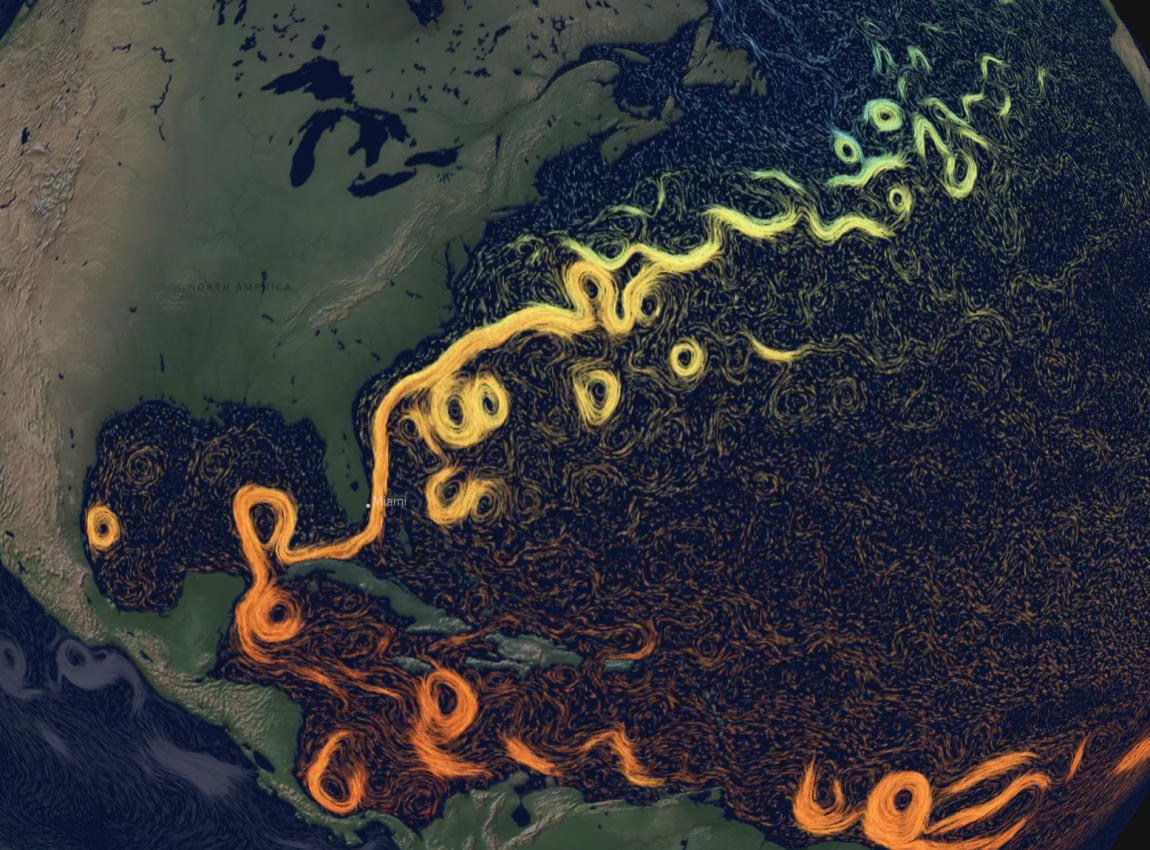 The Changing Course of the Gulf Stream