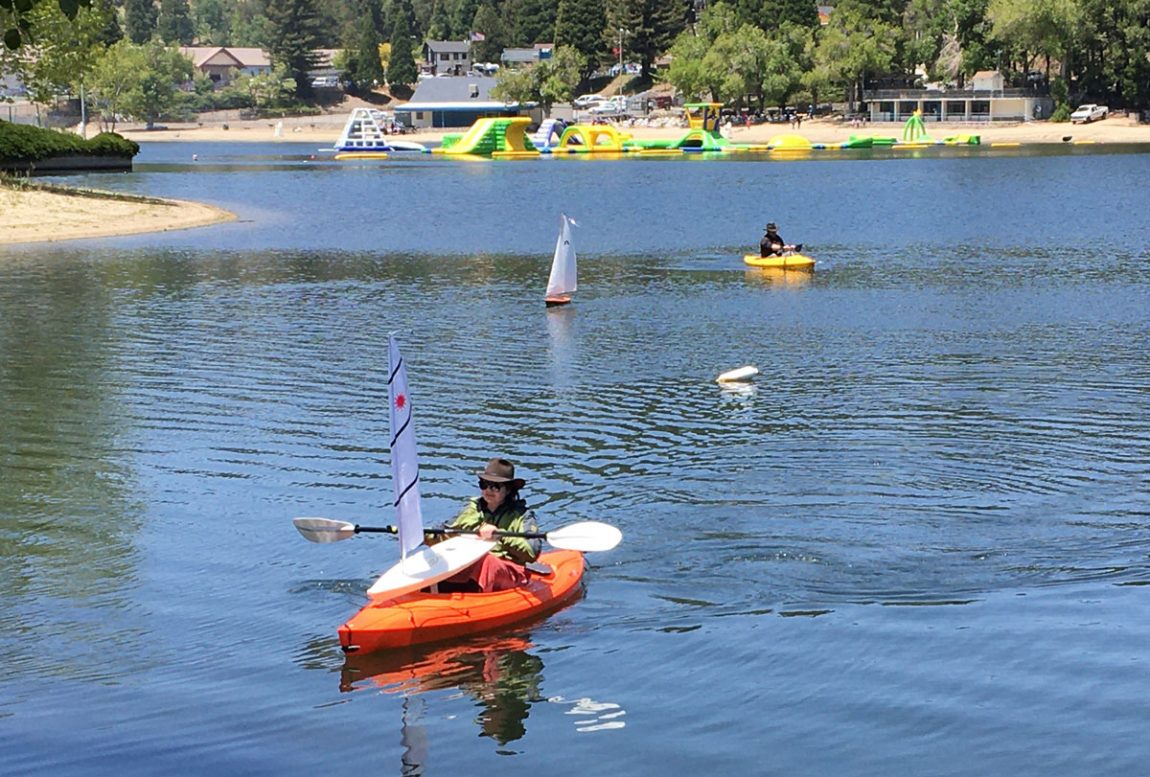 Radio Controlled Boats Sail on Scenic Lake Gregory