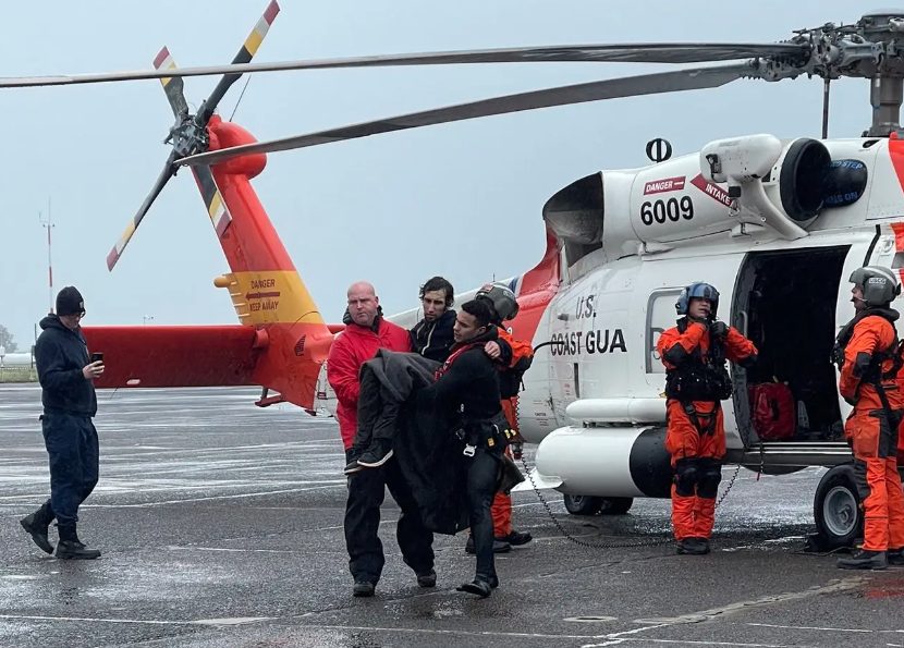 Man Steals Boat, Gets Toppled by Wave, Rescued by Coast Guard, Walks Away
