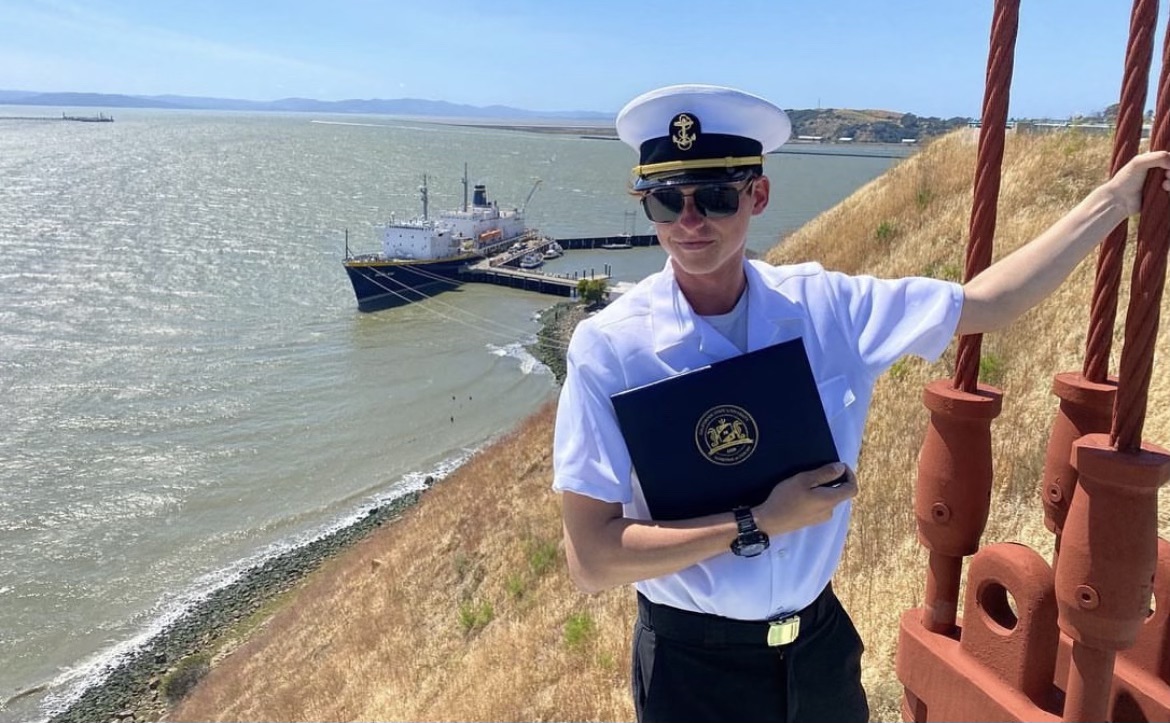 Delta Meets Bay as Cal Maritime Academy Grad. Sails the Gap