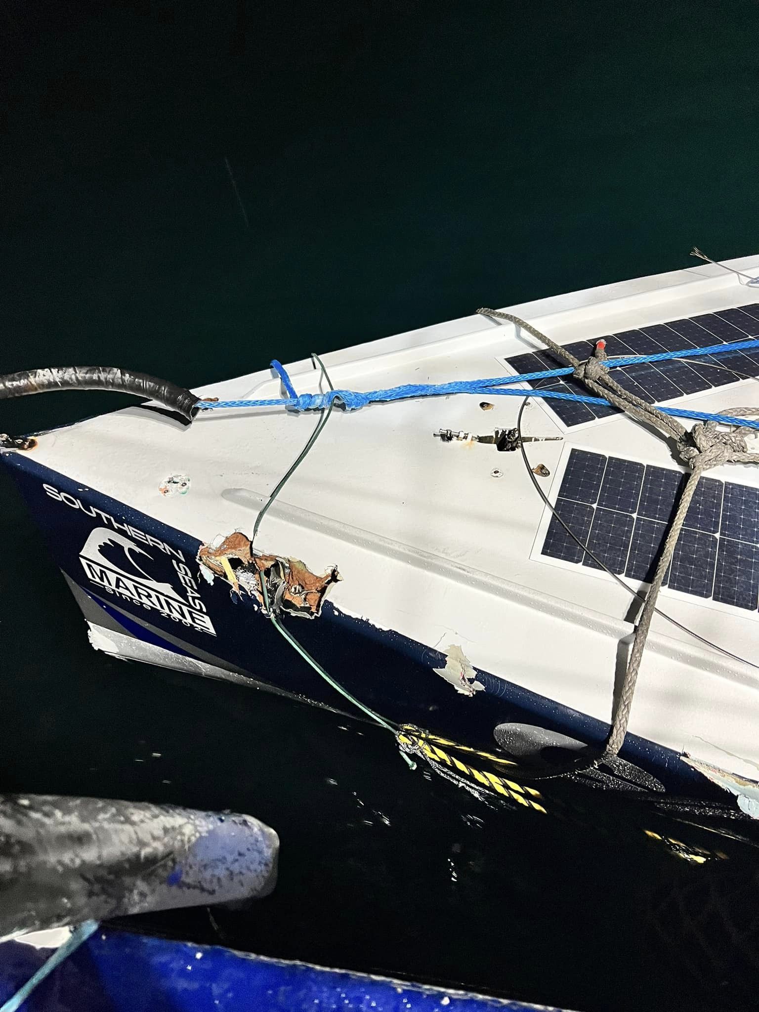 Sailor Rescued in Southern Ocean Claims Collision With Sunfish