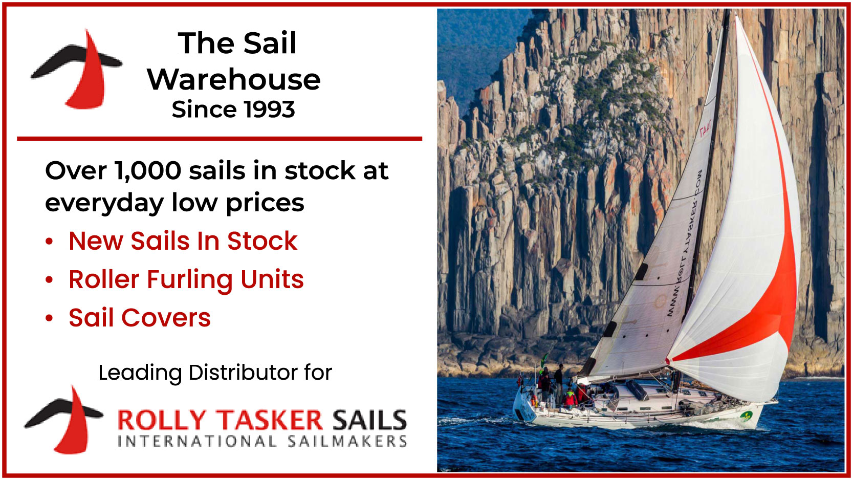 The Sail Warehouse: Over 1,00 Sails in Stock