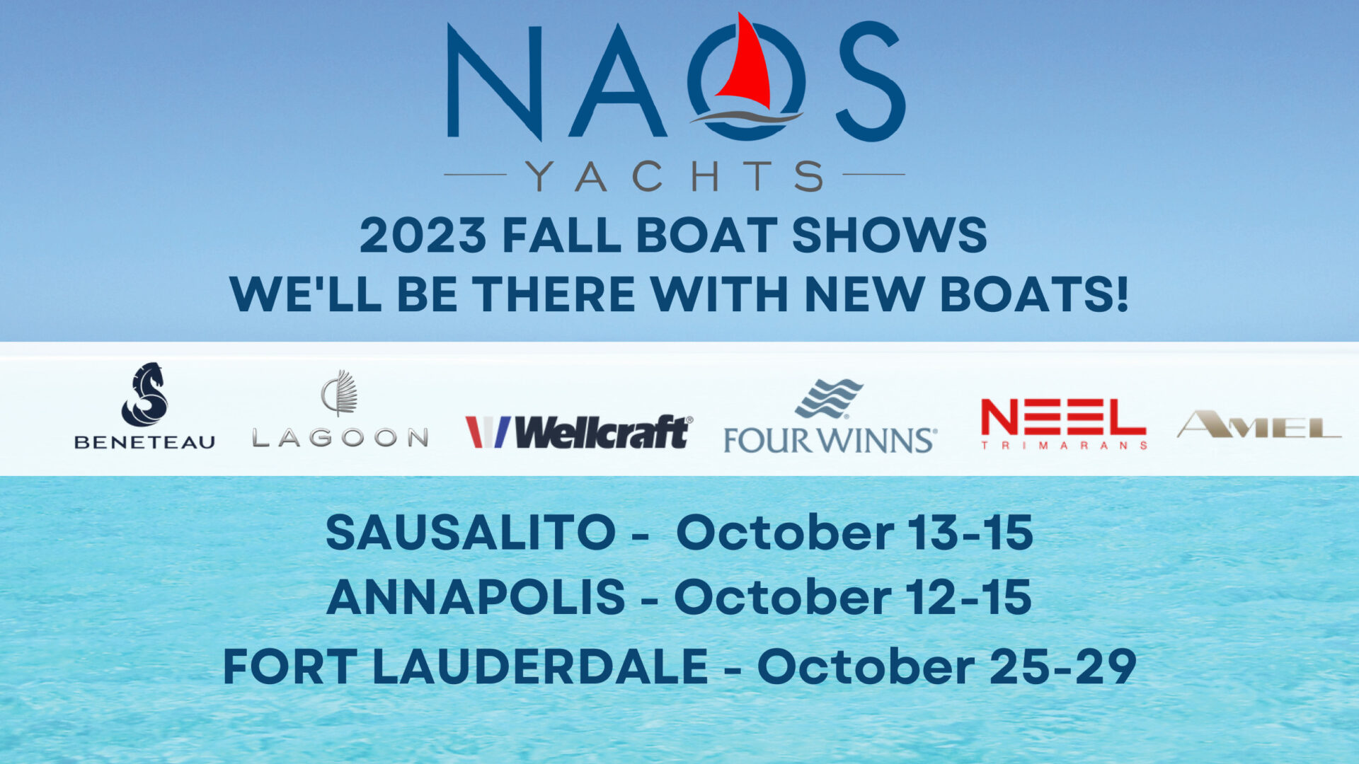 See Naos at the Fall Boat Shows - Latitude38