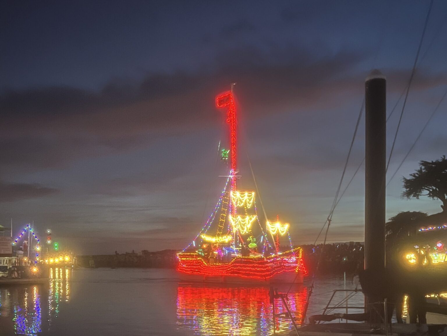 Santa Cruz and SF East Bay Kick Off 2023 Lighted Boat Parade Season