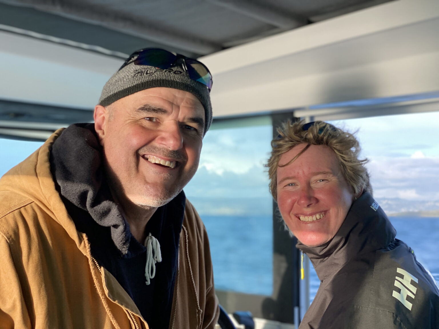 Ashley Perrin and Merf Owen Awarded 2023 Royal Cruising Club Trophy