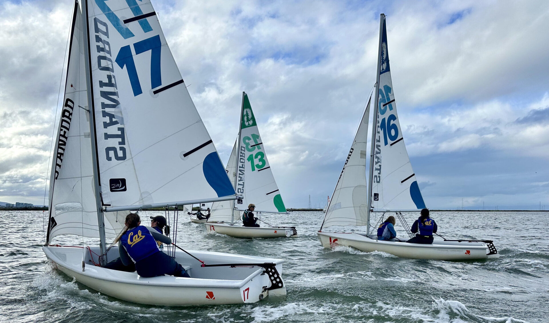 PCCSC Team Racing Crosses Tacks With the 'Robert G Brownlee'