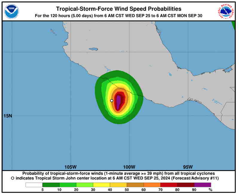 Damaging Hurricanes John and Helene Hitting the Coasts