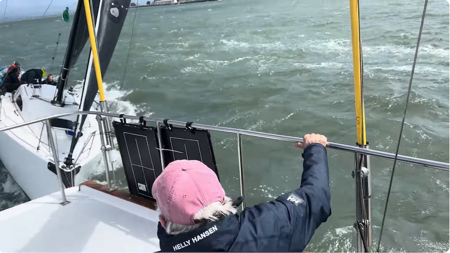 Signal Boat Impaled at Rolex Big Boat Series