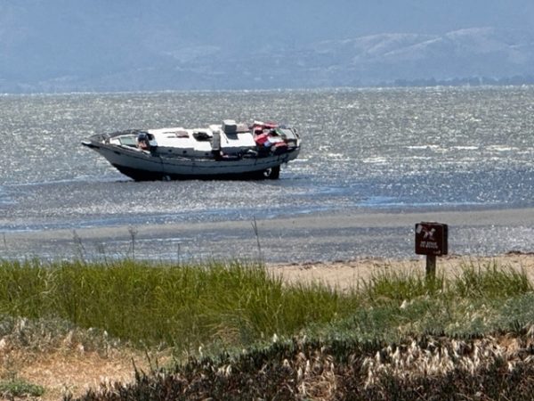Grounded Sailboat Creates Possible Navigation Hazard in Alameda