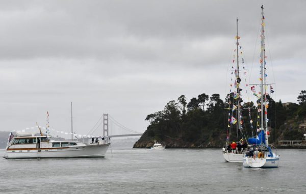 Opening Day Flags Bring Color To the Bay