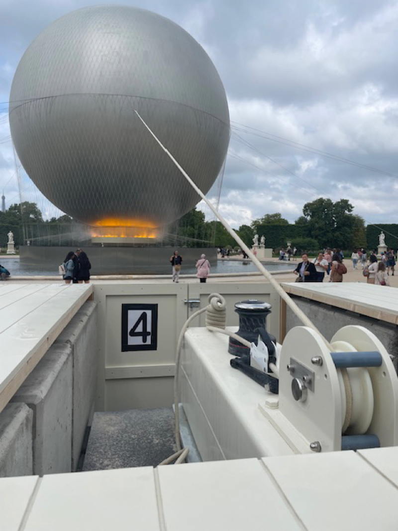 Paris Olympic Balloon Meets Sailing - Latitude38