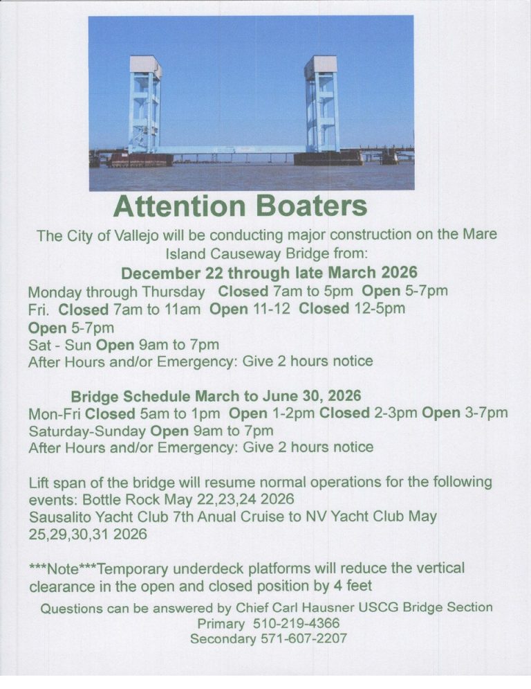 Mare Island Causeway Bridge Works Commence in December